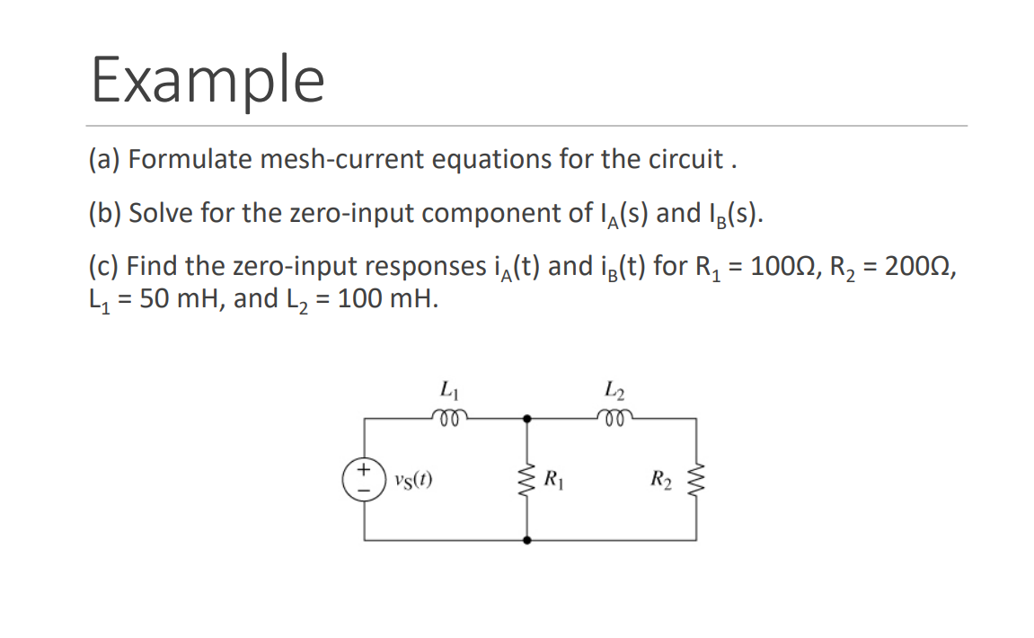 Solved (a) ﻿Formulate mesh-current equations for the circuit | Chegg.com