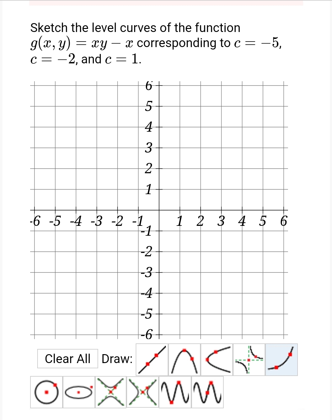 Solved Sketch The Level Curves Of The Function G X Y Xy X