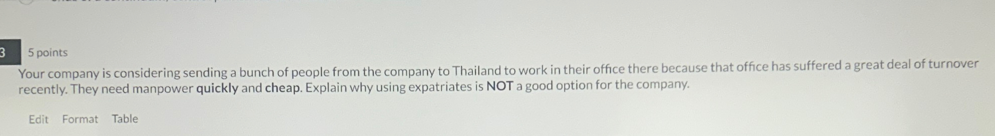 Solved 3 ﻿pointsYour company is considering sending a bunch | Chegg.com
