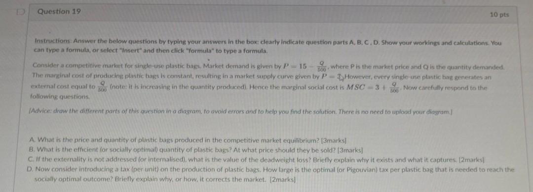 Solved Instructions: Answer the below questions by typing | Chegg.com
