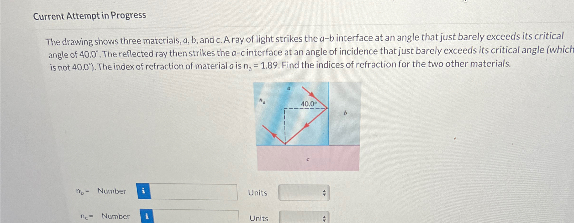 Solved Current Attempt in ProgressThe drawing shows three | Chegg.com