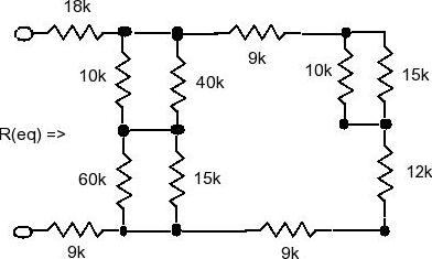 Solved For the following circuit, determine REQ. | Chegg.com