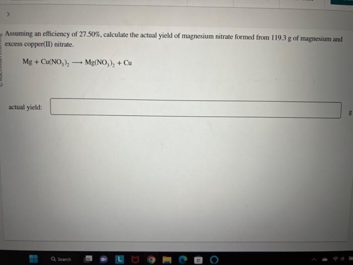 Solved Assuming an efficiency of \( 27.50 \% \), calculate | Chegg.com