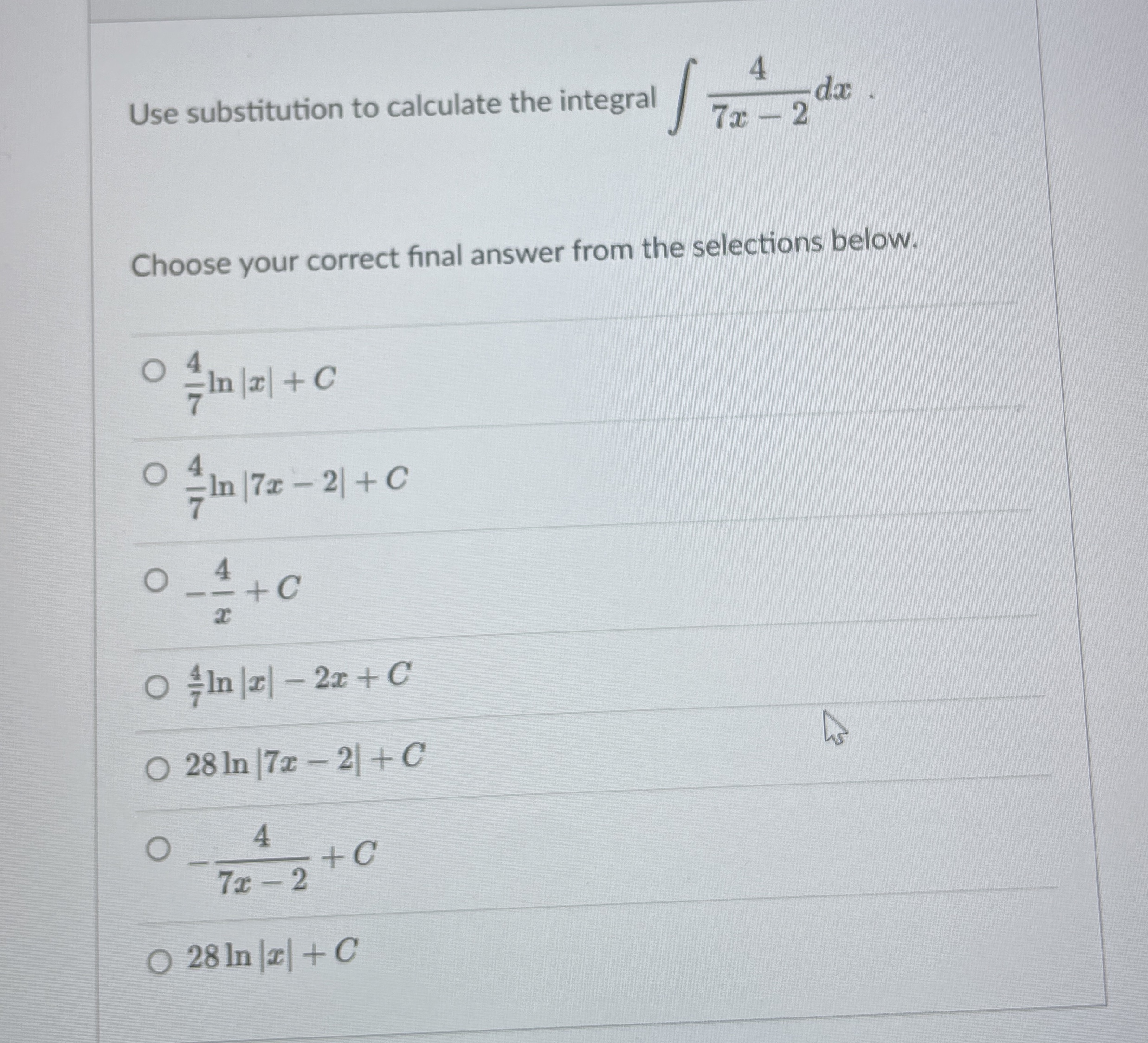 Solved Use substitution to calculate the integral | Chegg.com