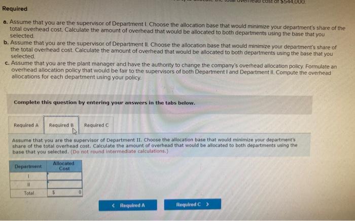 Solved Problem 4-25A (Algo) Fairness and cost pool | Chegg.com