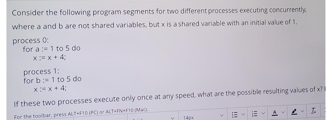Solved Consider the following program segments for two | Chegg.com