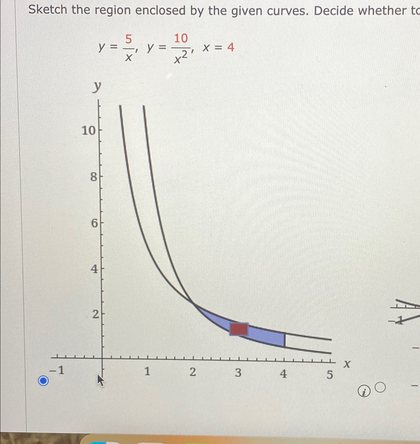 Solved Sketch the region enclosed by the given curves. | Chegg.com