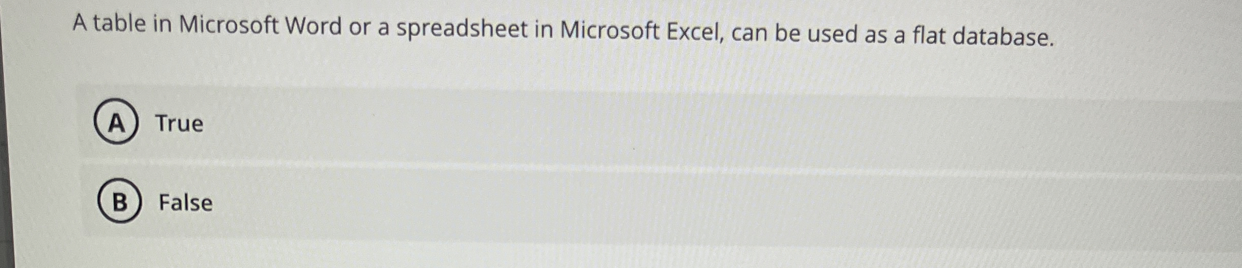 Solved A table in Microsoft Word or a spreadsheet in | Chegg.com
