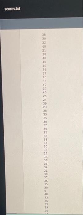Solved Code This In C I Have Attached What The Txt File