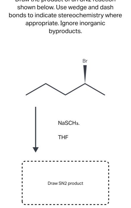Solved Draw the product of the substitution reaction shown | Chegg.com