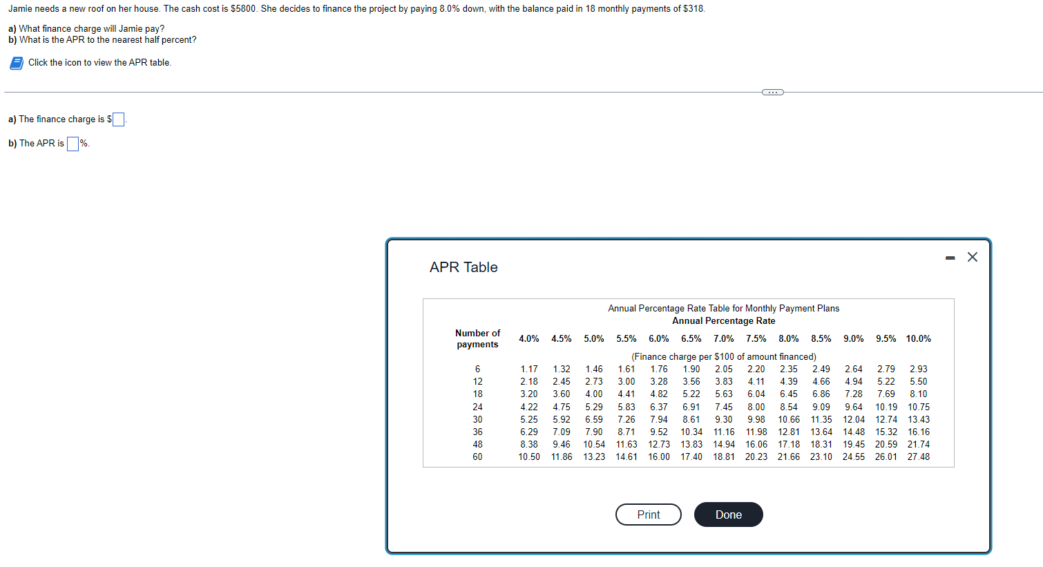 Solved Jamie needs a new roof on her house. The cash cost is | Chegg.com