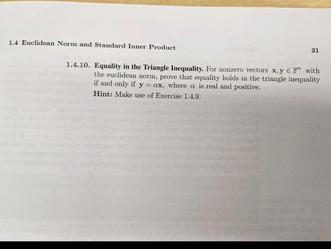 1.4 ﻿Euclidean Norm and Standard Inner | Chegg.com