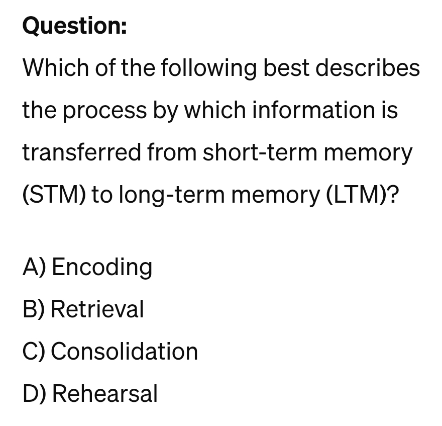 Solved Question:Which of the following best describes the | Chegg.com