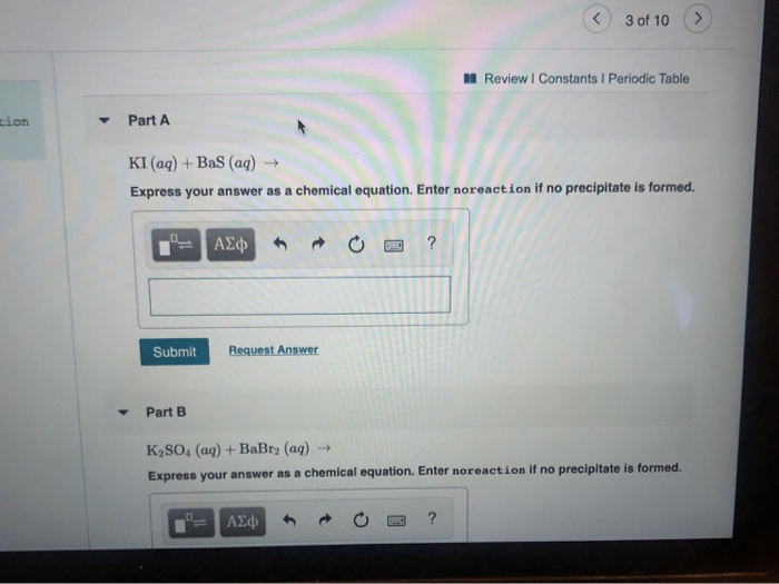 Solved Review | Constants 1 Periodic Table Part | Chegg.com