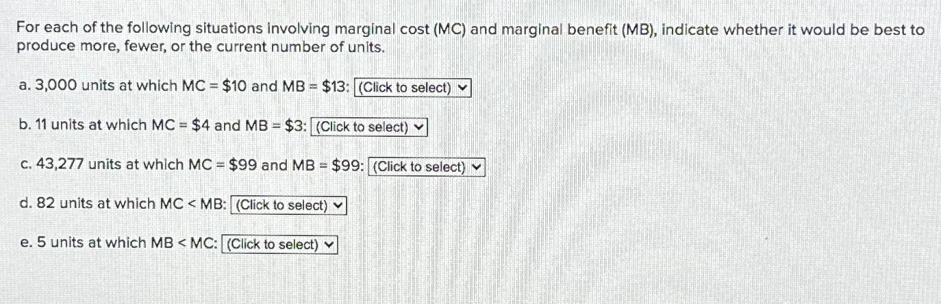 Solved For each of the following situations involving | Chegg.com