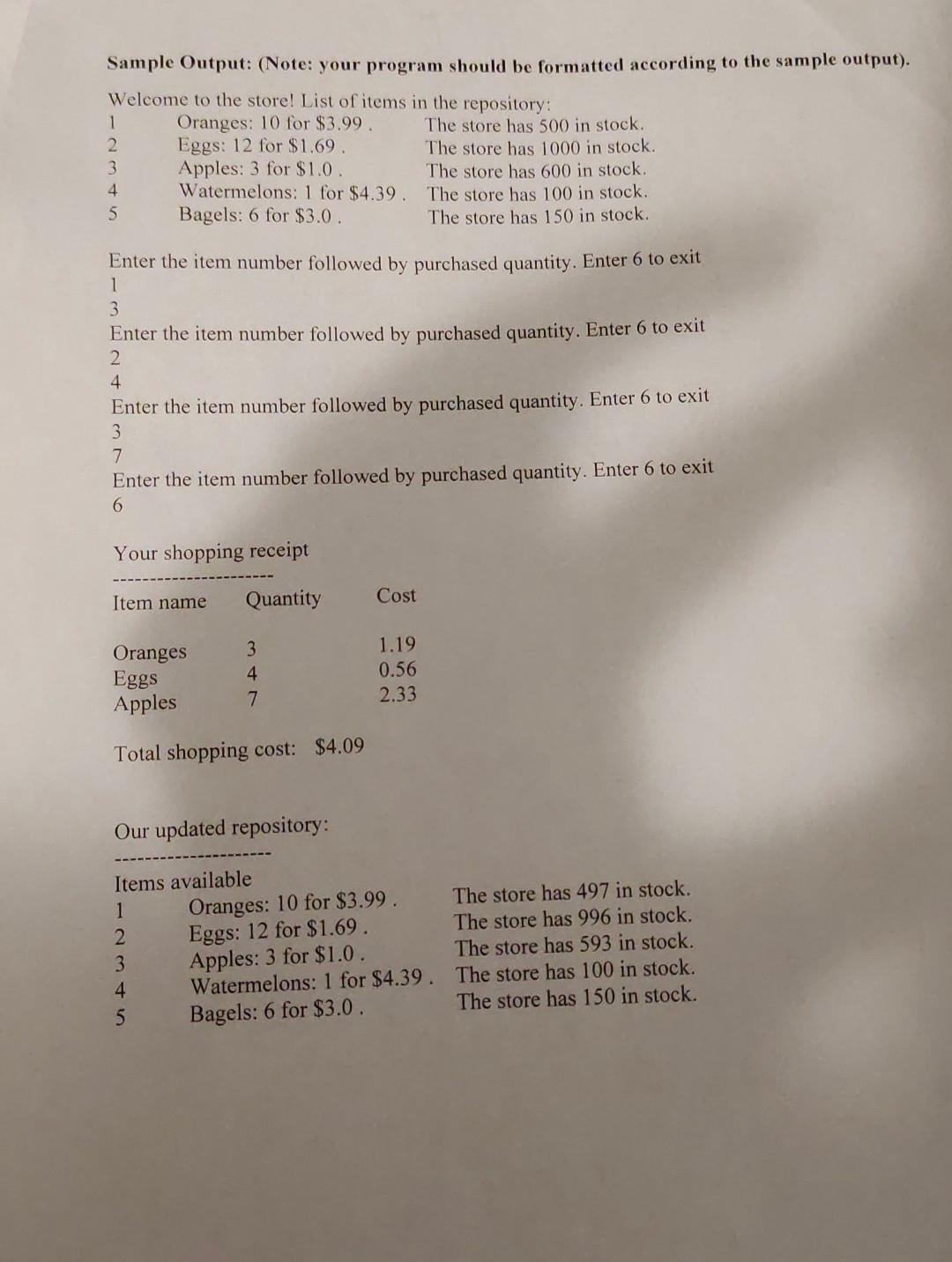 - Create an array of Repository objects with the | Chegg.com