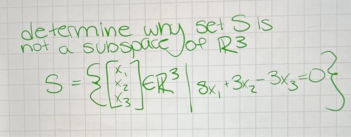 Solved i think it is not closed under scalar multiplication | Chegg.com