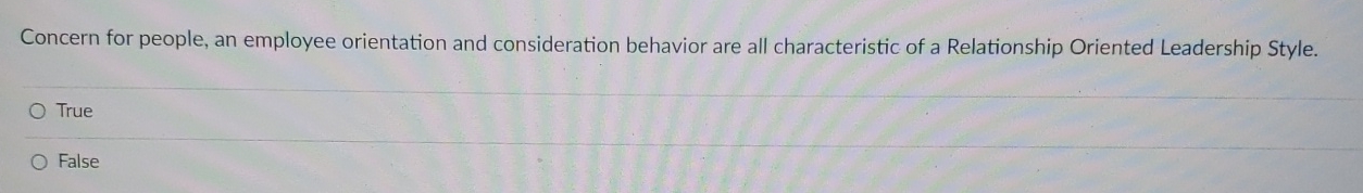 Solved Concern for people, an employee orientation and | Chegg.com