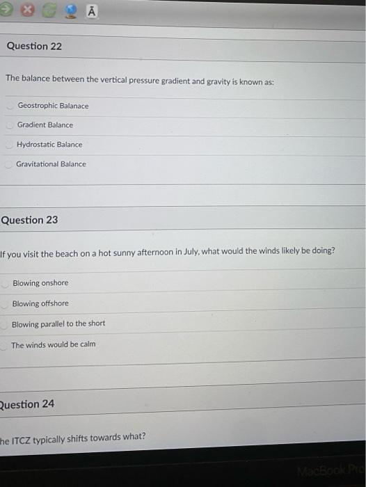 Solved Southeasterly Question 20 The counter-clockwise flow | Chegg.com