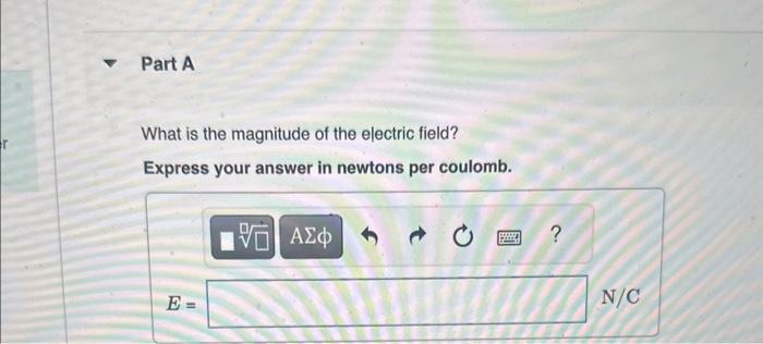Solved An electron is released from rest in a uniform | Chegg.com