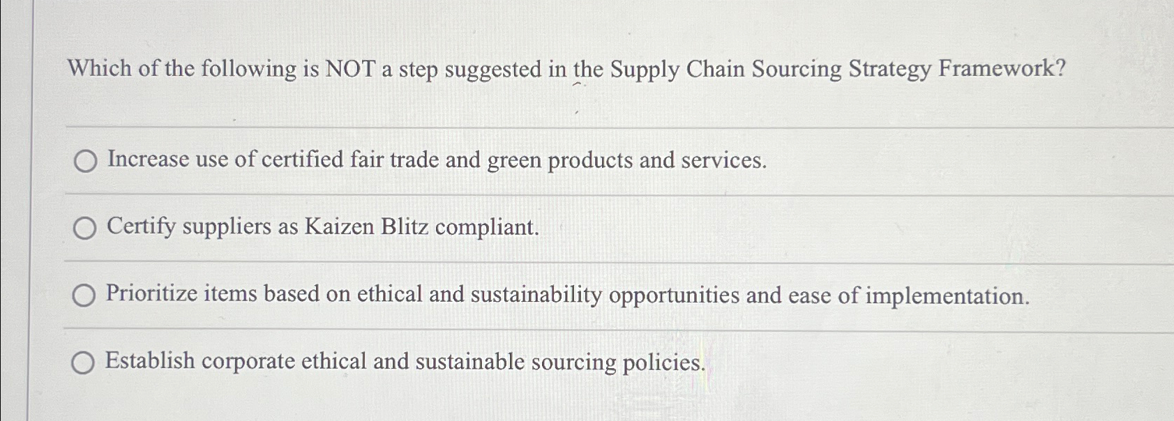 Solved Which of the following is NOT a step suggested in the | Chegg.com