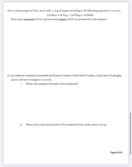 Solved I only need the answers for B and C however i also | Chegg.com