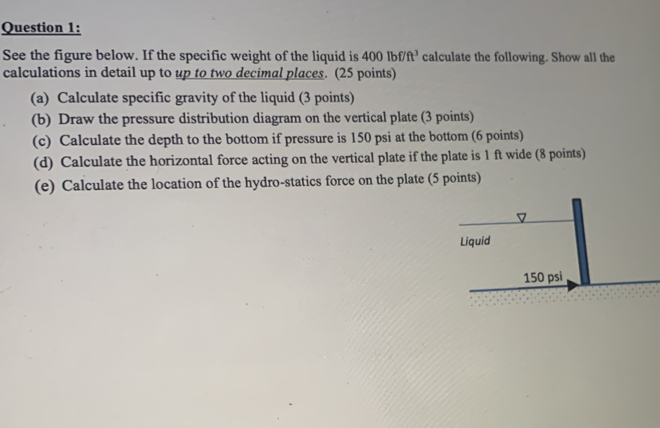 Solved Question 1:See the figure below. If the specific | Chegg.com