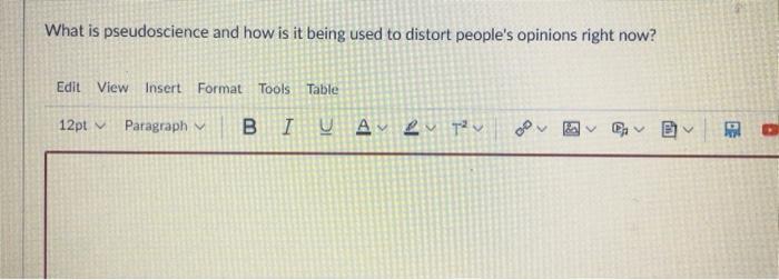 Solved What is pseudoscience and how is it being used to | Chegg.com