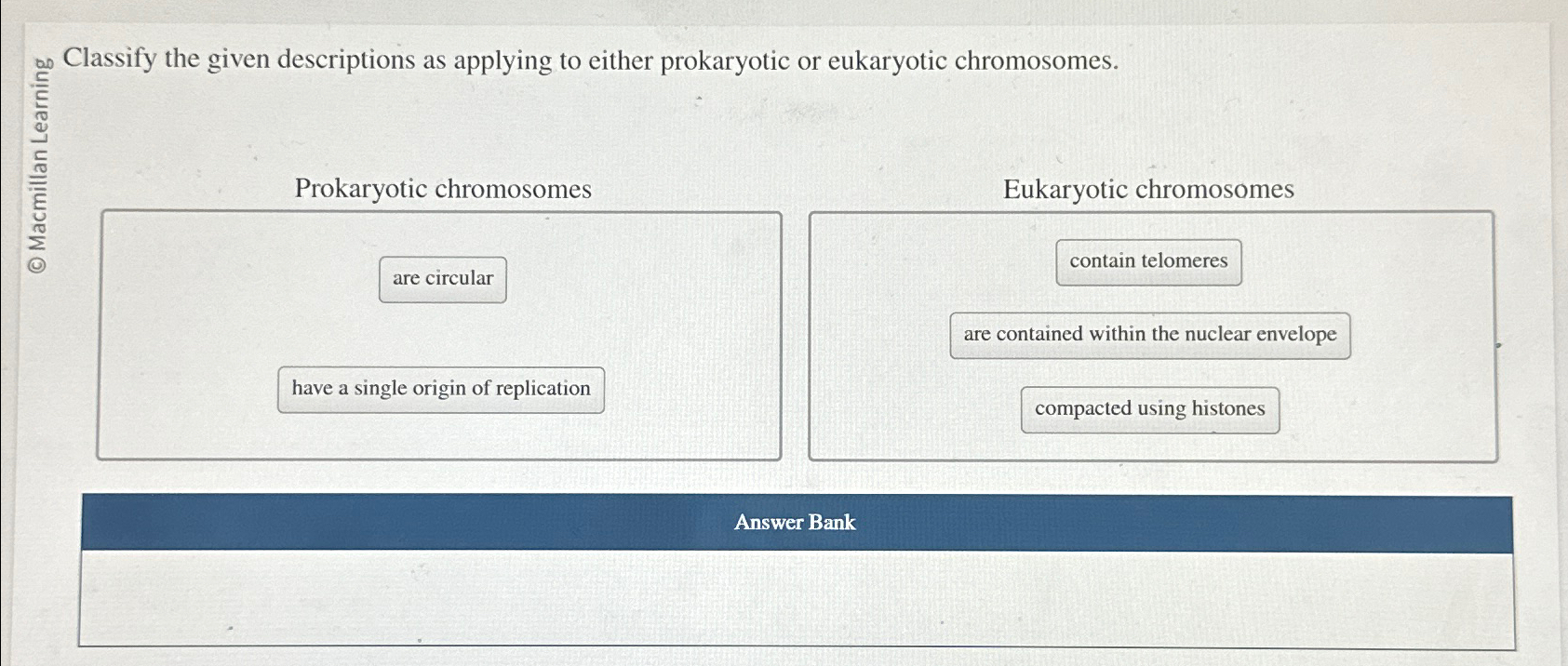 Solved an Classify the given descriptions as applying to | Chegg.com