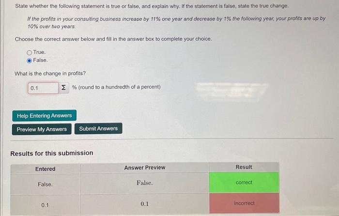 Solved State whether the following statement is true or | Chegg.com