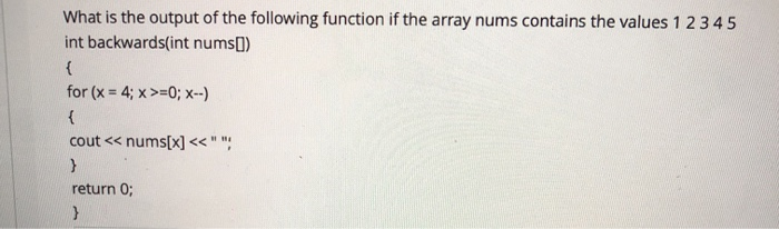 Solved QUESTION 36 Vrite the C++ code for a void function | Chegg.com