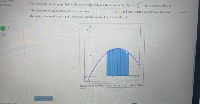 Solved The rectangles in the graph below illustrate a right | Chegg.com