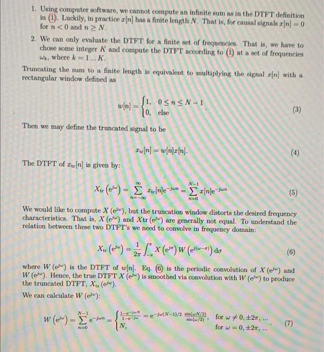 1. Using computer software, we cannot compute an | Chegg.com