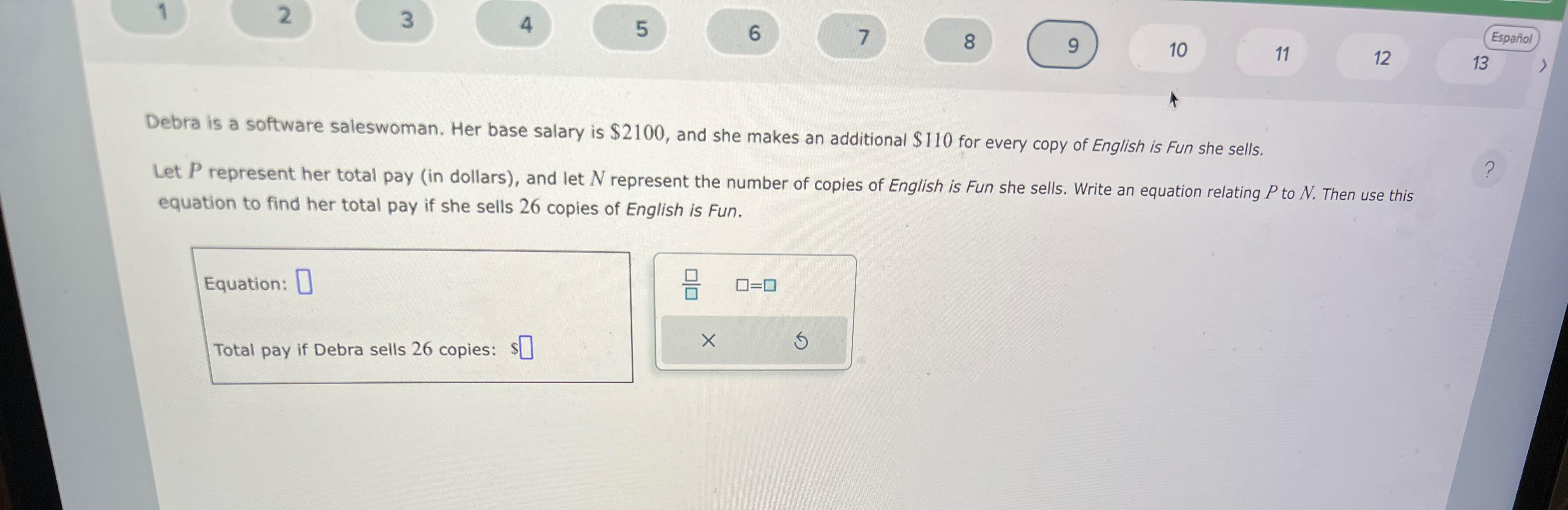 Solved Debra is a software saleswoman. Her base salary is | Chegg.com