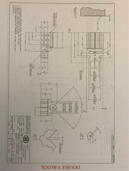 Note 1: Refer to the print drawing of the DOUBLE | Chegg.com