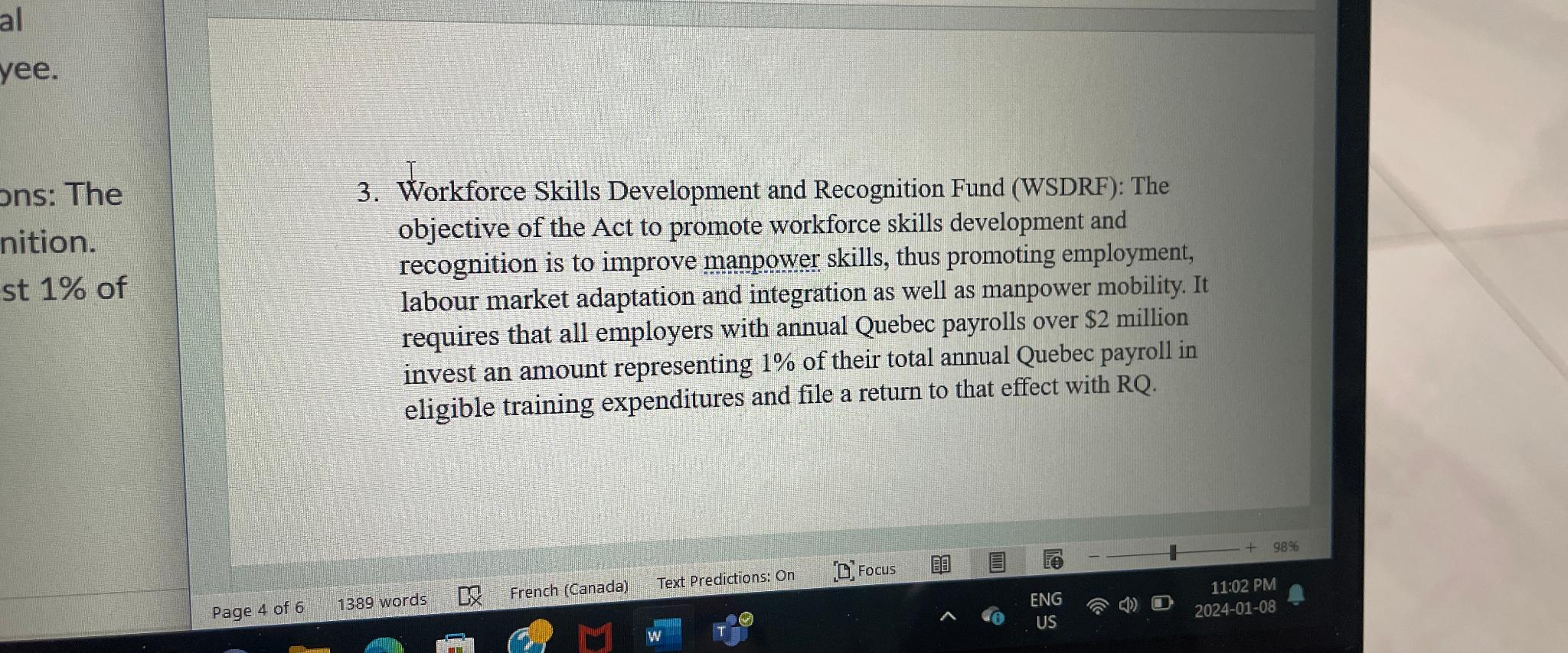 Solved Rephrase : The objective of the Act to promote | Chegg.com