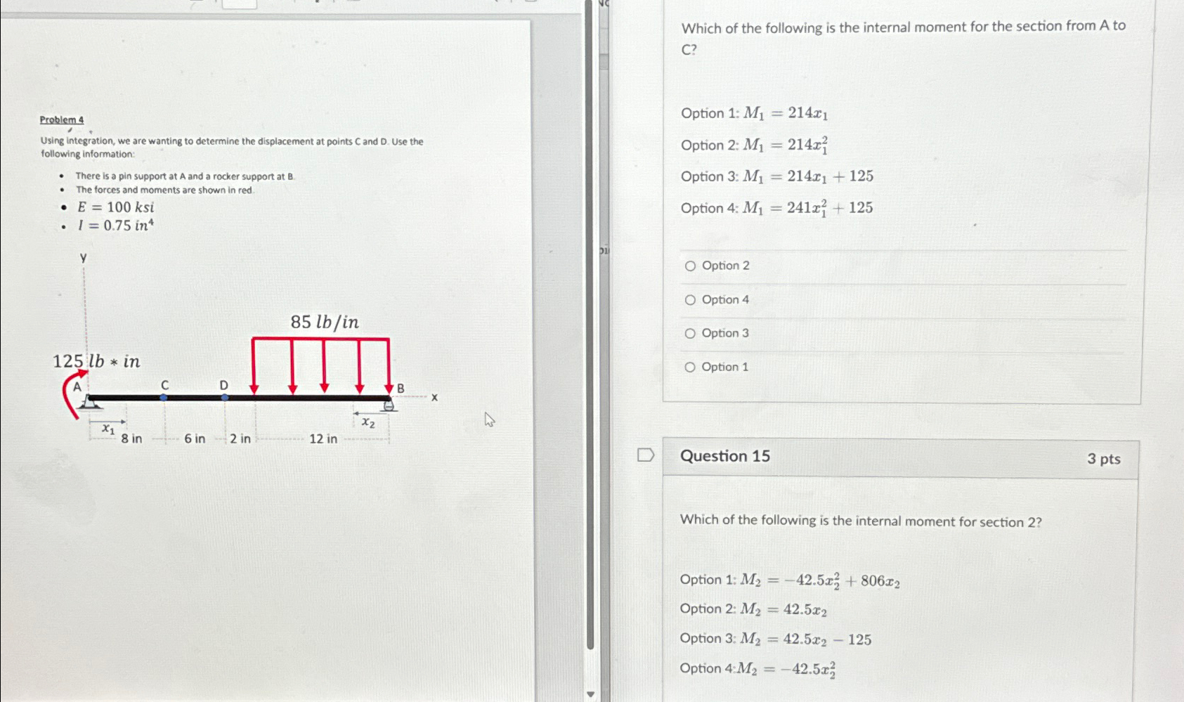 Solved Problem 4Using integration, we are wanting to | Chegg.com