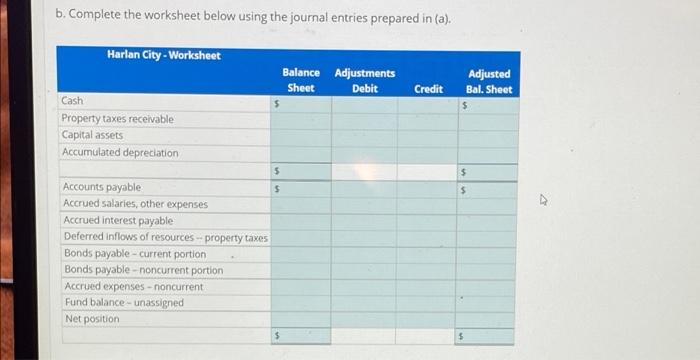 Solved Harlan City, a small city, is planning to issue its | Chegg.com