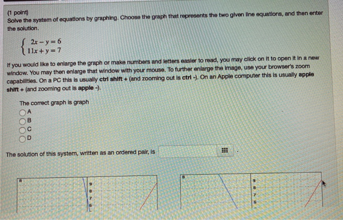 Solved the solution of this system, written as an ordered | Chegg.com