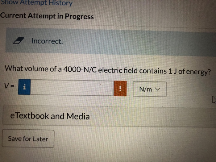 Solved Snow Attempt History Current Attempt in Progress | Chegg.com