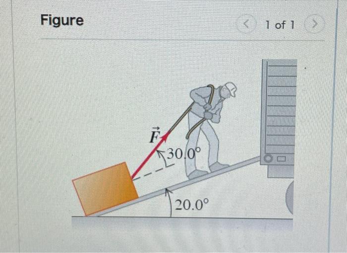 Solved A man is dragging a trunk up the loading ramp of a | Chegg.com