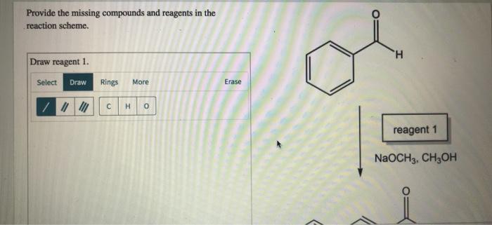 Solved Provide the missing compounds and reagents in the | Chegg.com