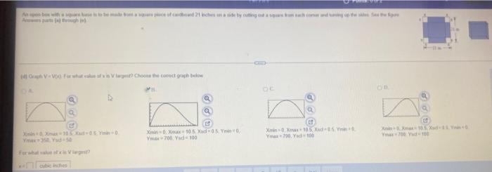 Solved For what value x Is it the largest? 4x^3 - 84x^2+441x | Chegg.com