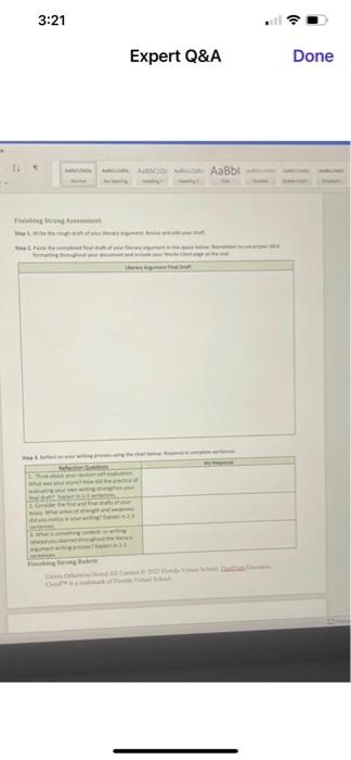 3:21 Expert Q\&A Done | Chegg.com 3:21 Expert Q\&A Done | Chegg.com