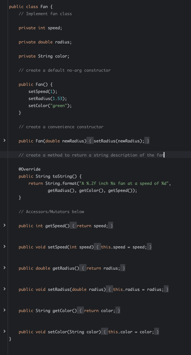Solved C++ ﻿ADTs - ﻿Recreate the provided Java class | Chegg.com