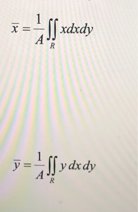 Solved 1. Centroids: Determine the area and location of the | Chegg.com
