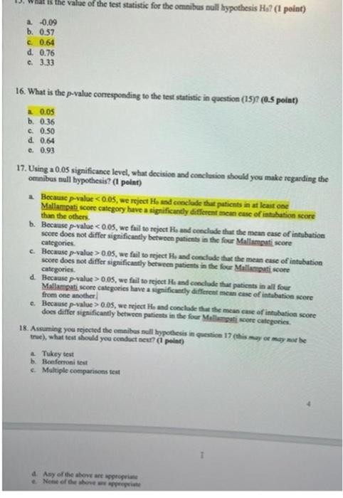 Solved Least Squares Means Adjustment for Multiple | Chegg.com