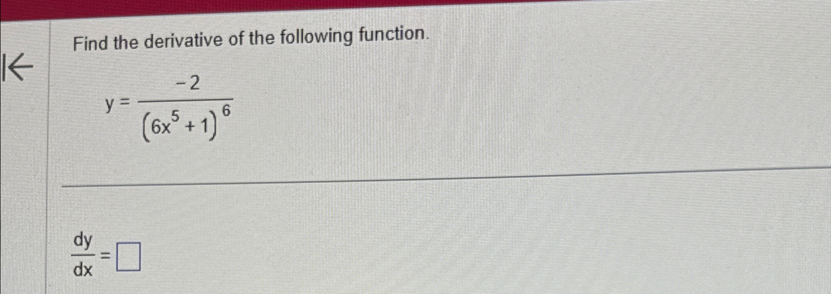 Solved Find The Derivative Of The Following