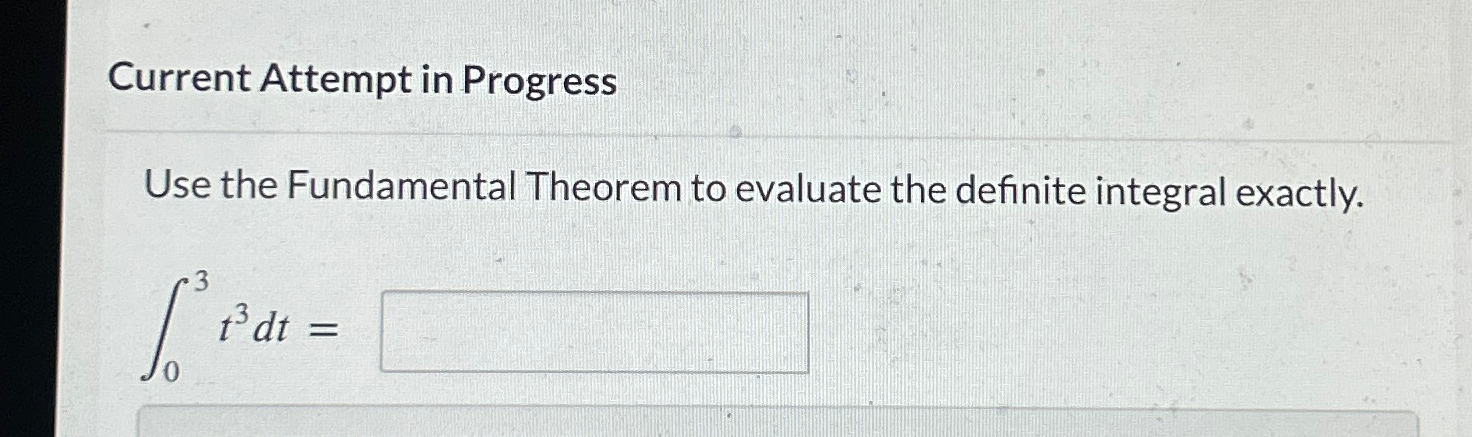 Solved Current Attempt in ProgressUse the Fundamental | Chegg.com