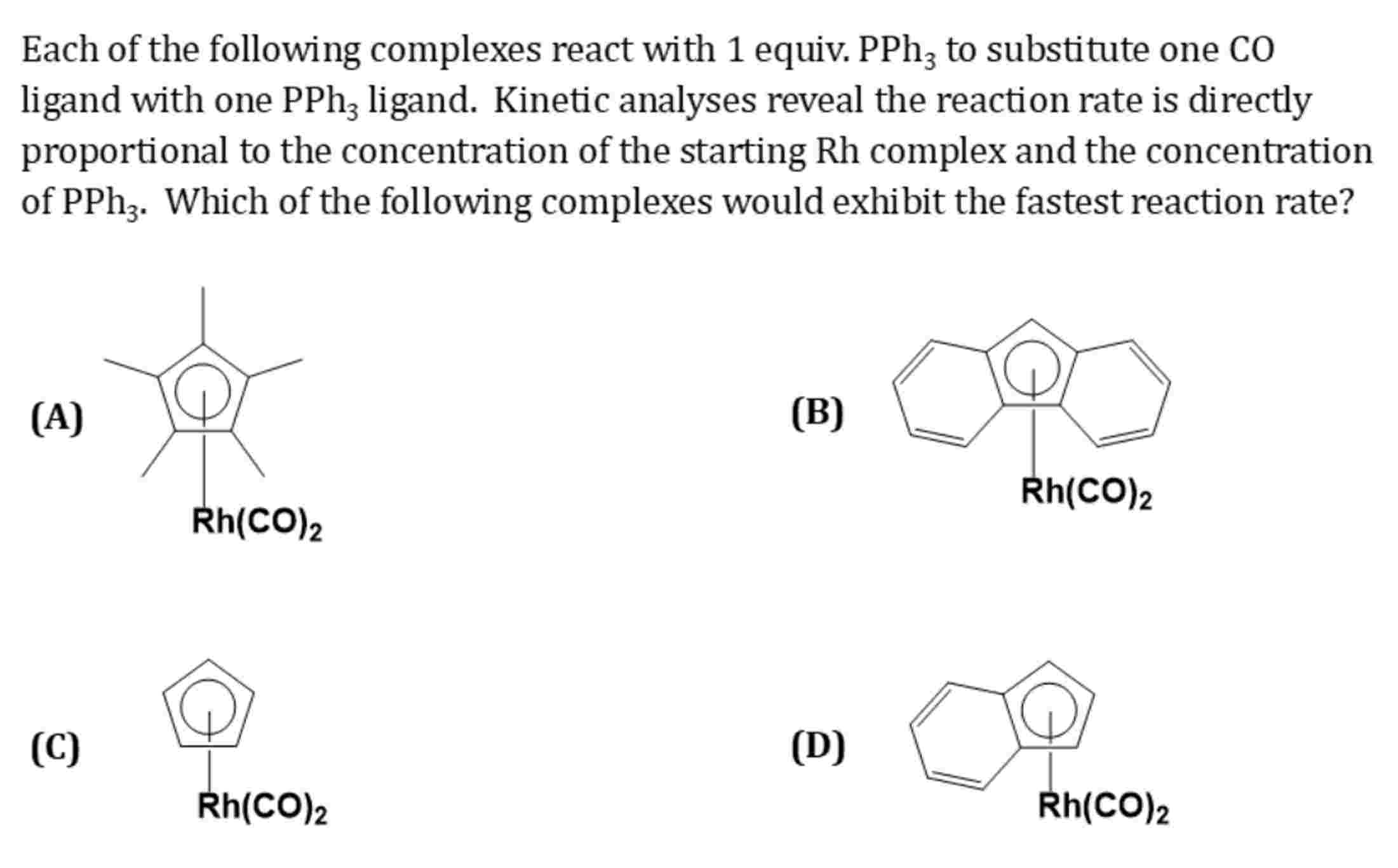 Solved Each of the following complexes react with 1 ﻿equiv. | Chegg.com